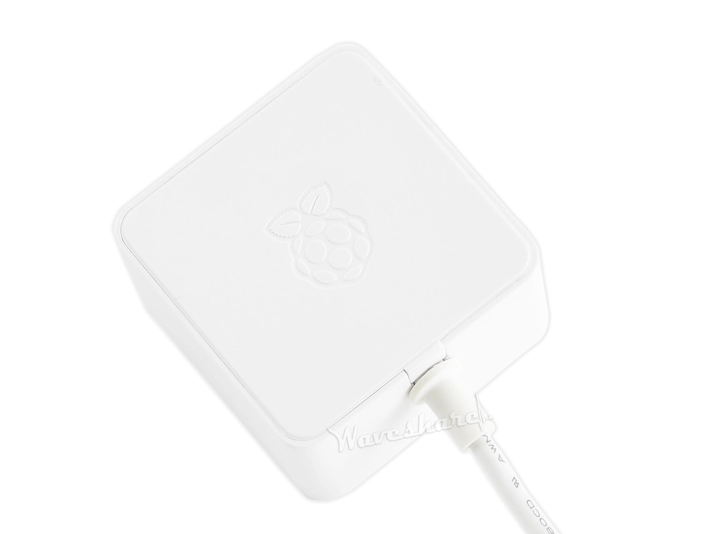 Official USB C Power Supply for Raspberry Pi 4 US White Black Waveshare Electronics